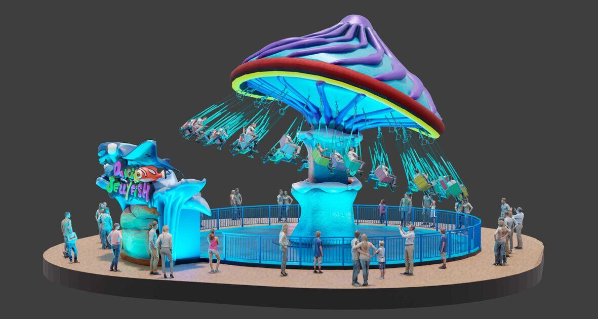 Jellyfish Dancer Swing Ride - THEME PARKS DESIGN AND CONSTRUCTION ...