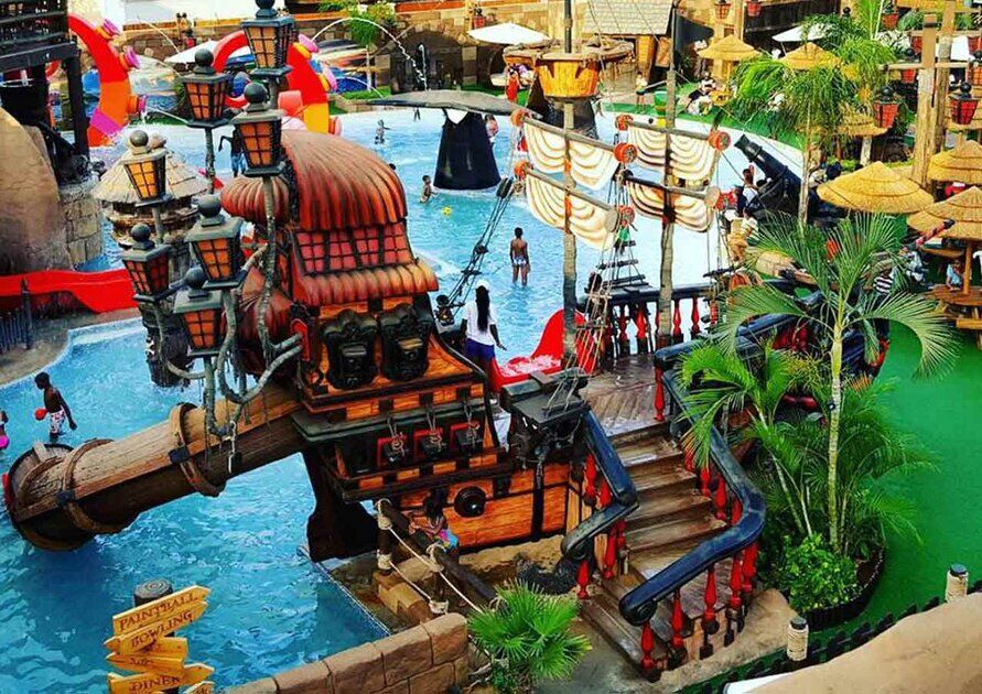 PIRATE THEMED SWIMMING POOL-DESIGN AND CONSTRUCTION OF THEME WATER ...