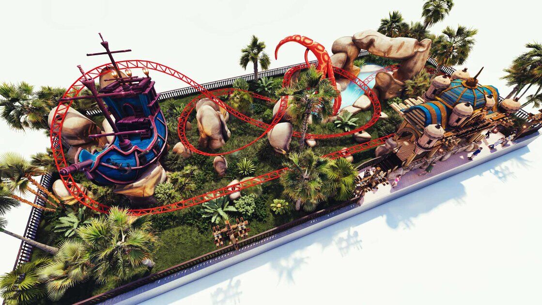 840 m2 Children's Coaster - THEME PARKS DESIGN AND CONSTRUCTION. WATER ...