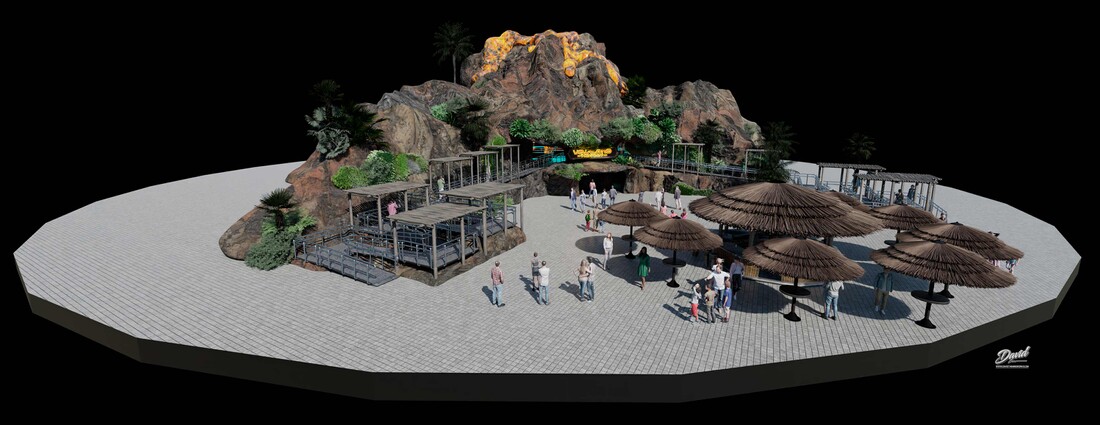 Interactive Volcano Interactive Ride - THEME PARKS DESIGN AND ...