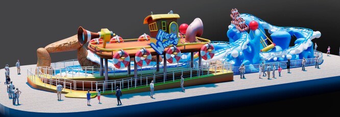 High waves spinning coaster ride - THEME PARKS DESIGN AND CONSTRUCTION ...