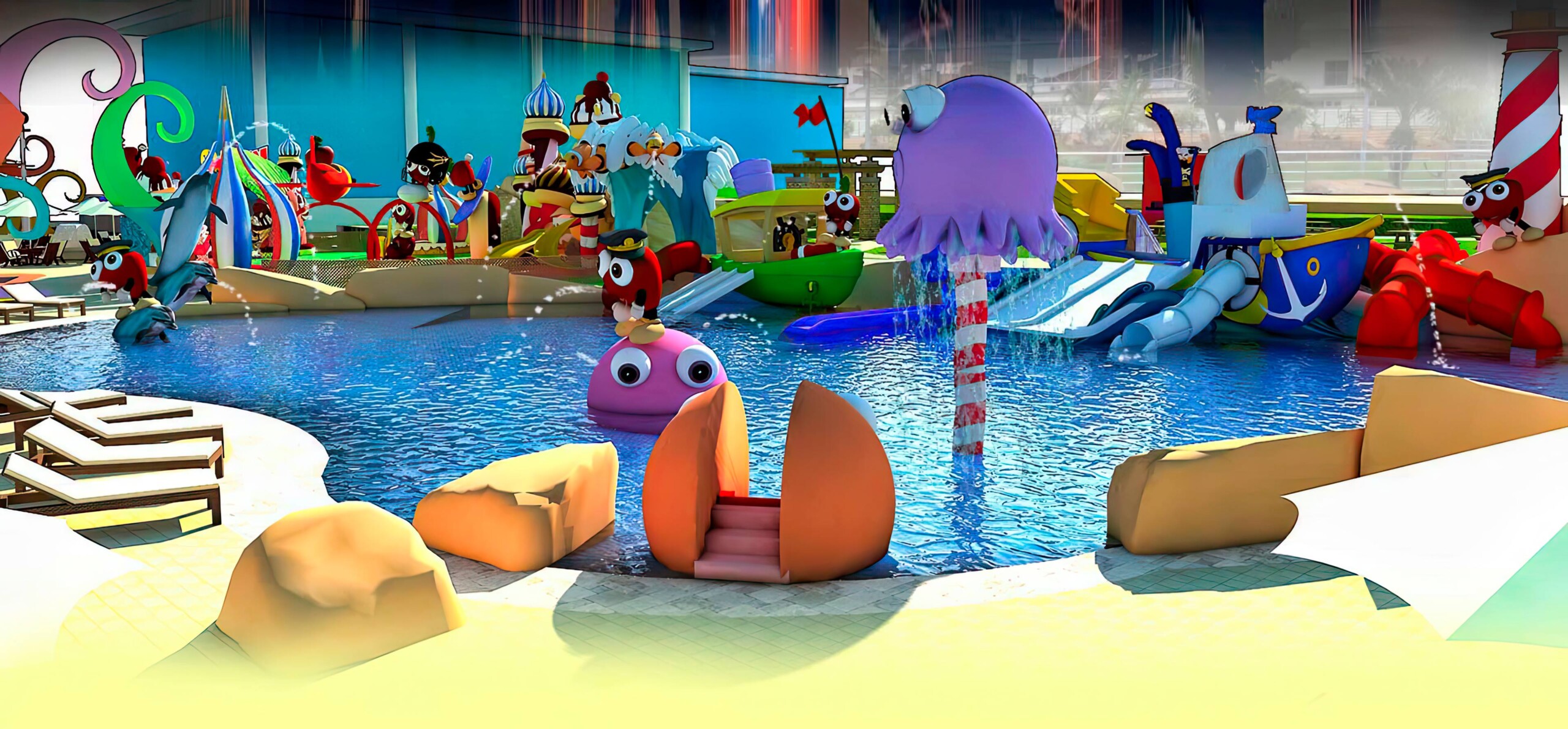 SWIMMING POOLS CONCEPT PROJECTS - DAVID THEMING WORKS - ENG