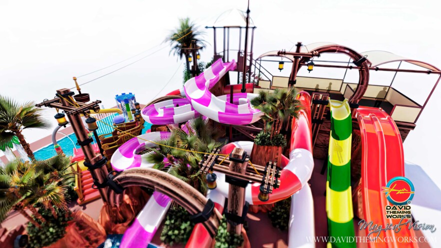 WATER SLIDES PARK DESIGN - DAVID THEMING WORKS - ENG