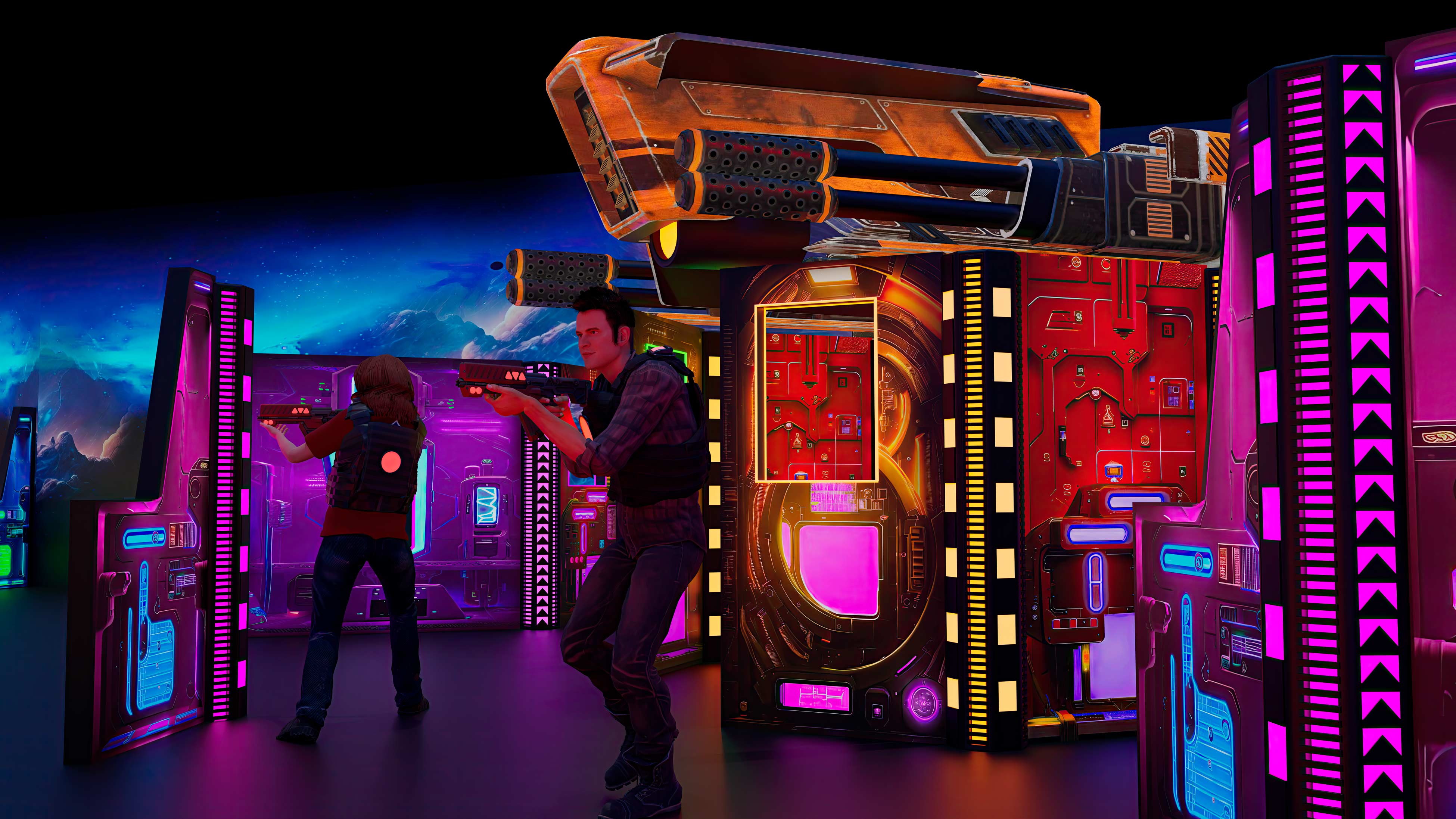 LASER TAG PARKS - DAVID THEMING WORKS - ENG