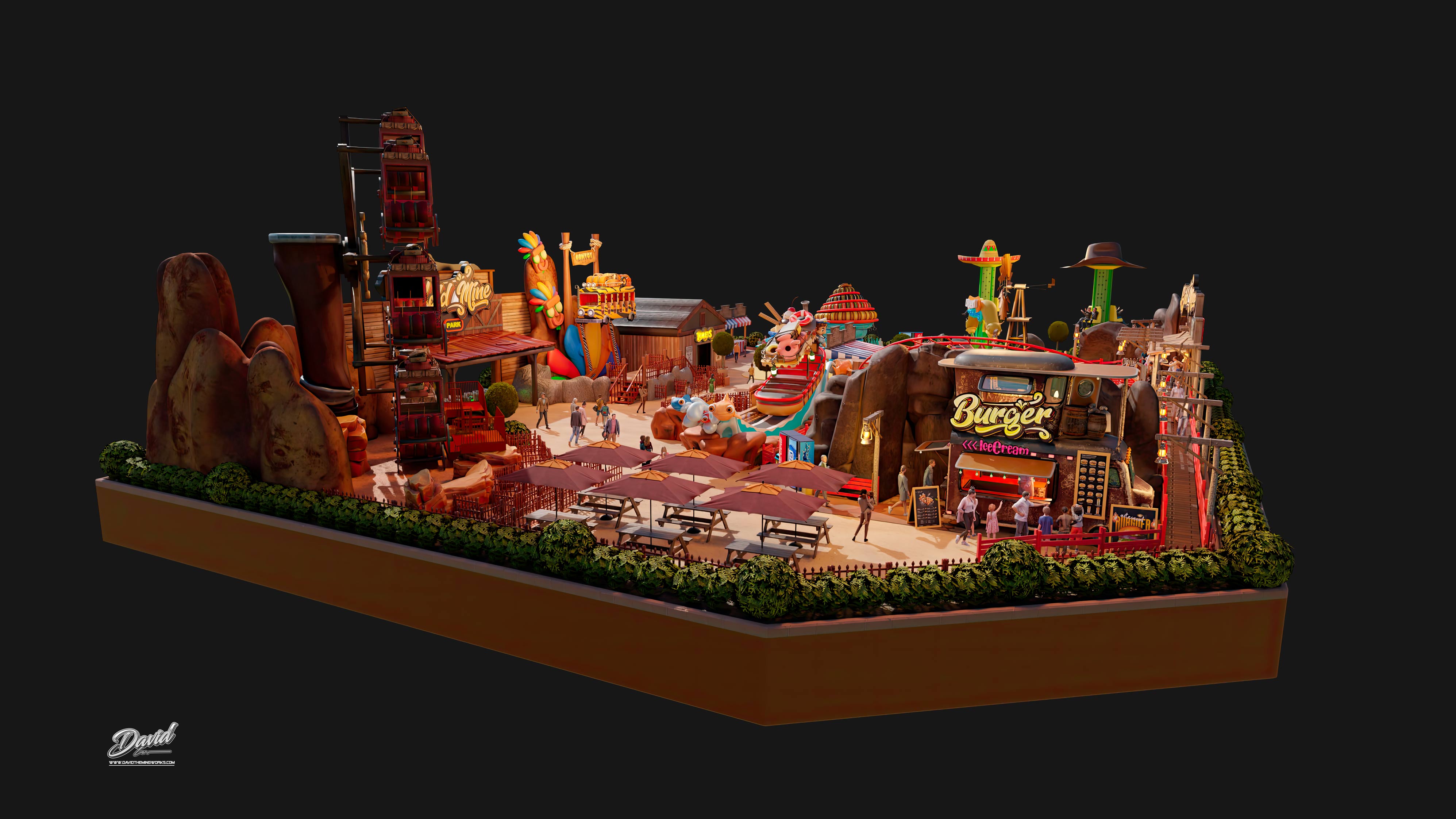 COMPACT MINI THEME PARK - DAVID THEMING WORKS - ENG