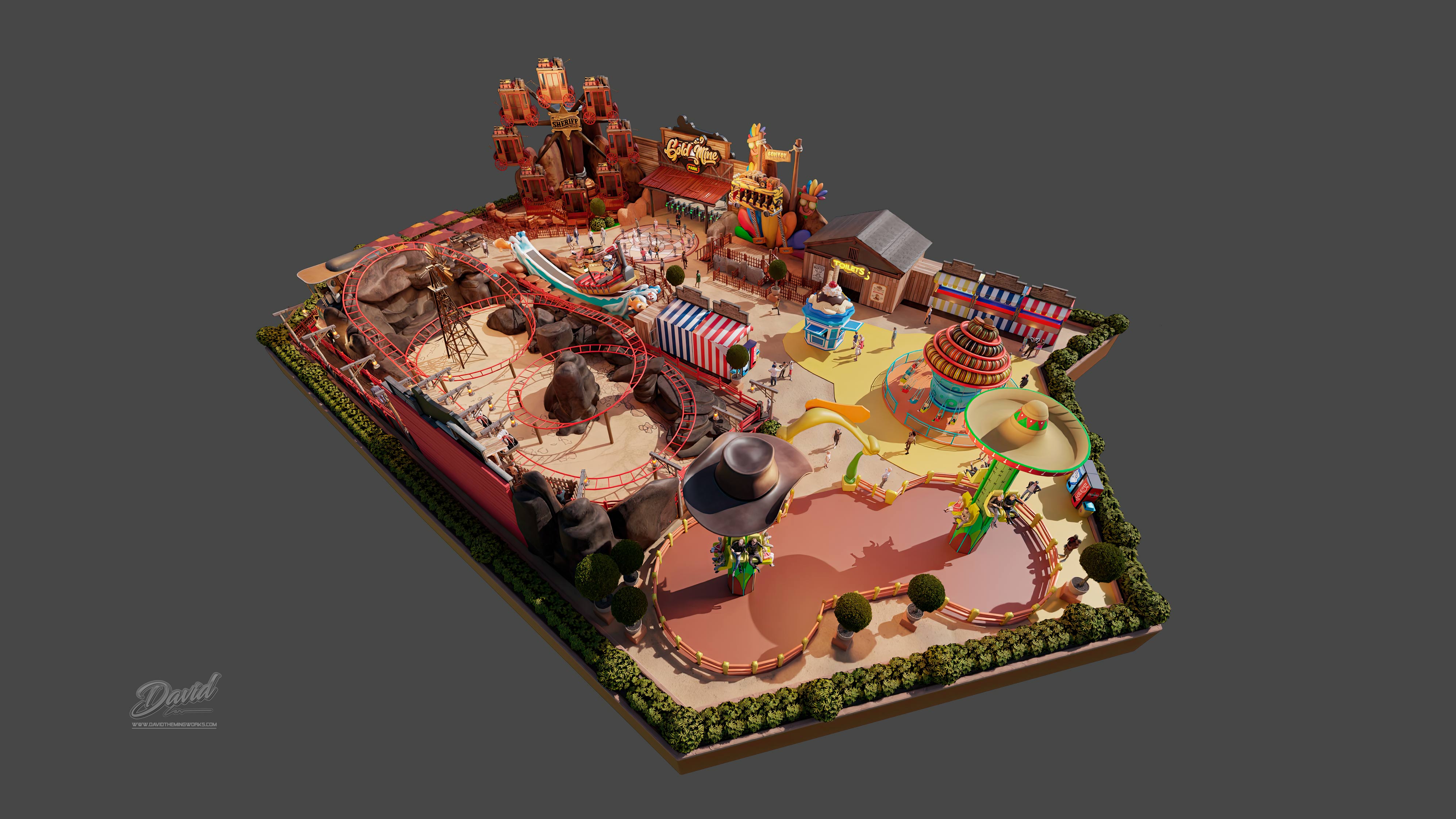 COMPACT MINI THEME PARK - DAVID THEMING WORKS - ENG