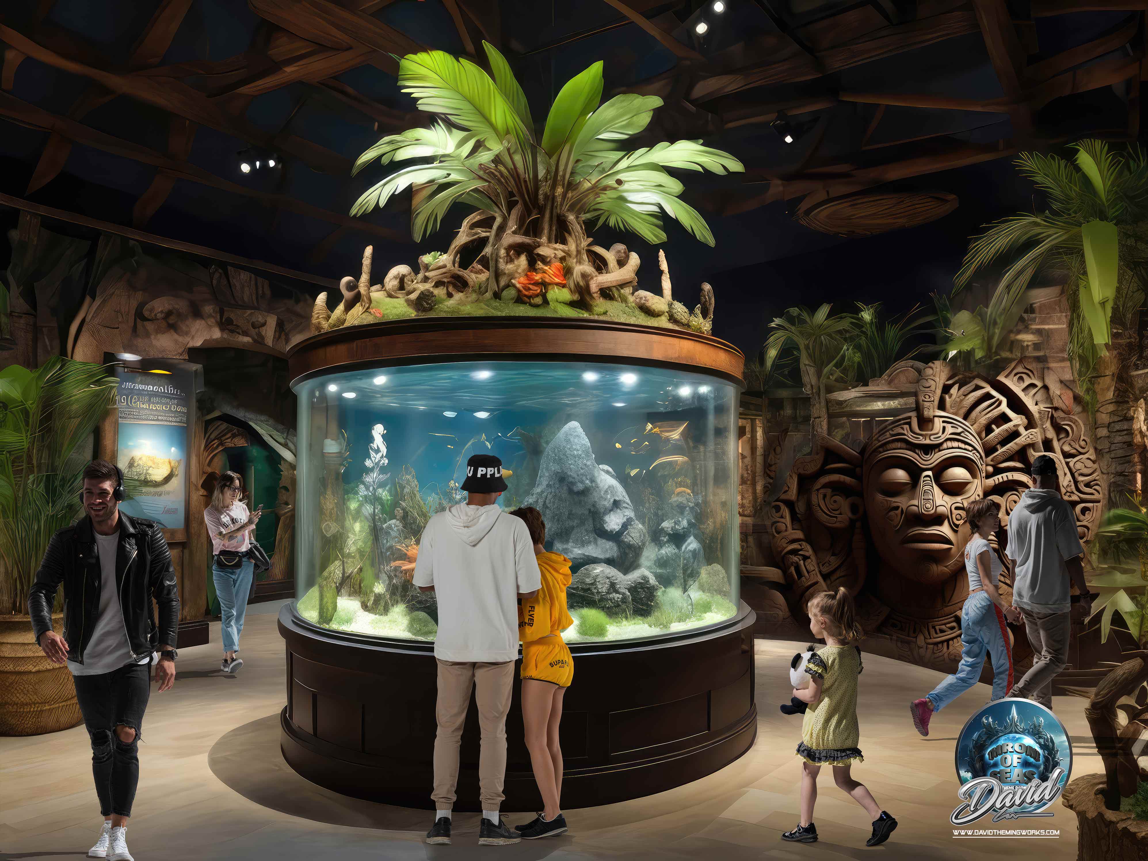 THEMATIC TAINO RESTAURANT - DAVID THEMING WORKS - ENG