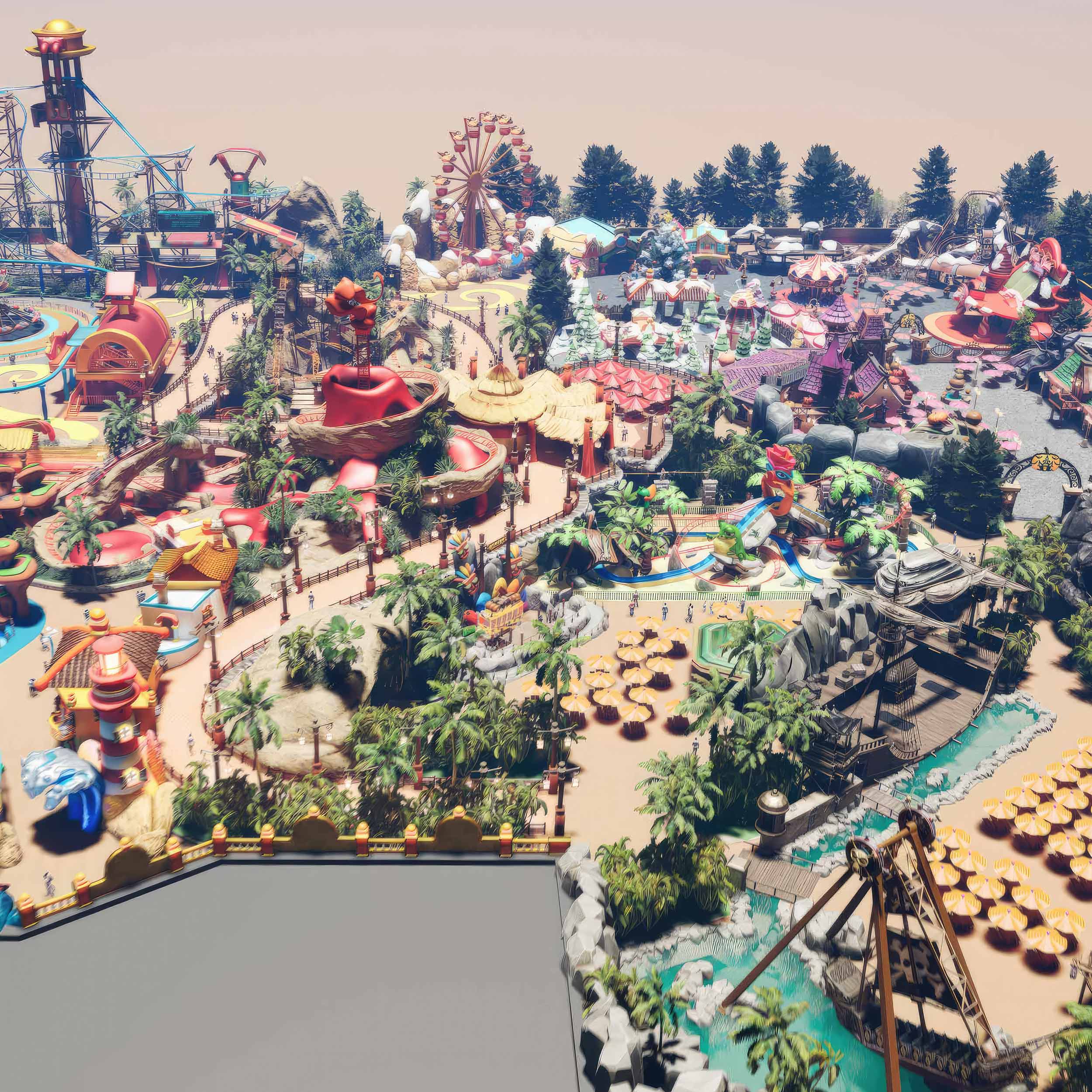 SERVICE . AMUSEMENT PARK DESIGN AND CONSTRUCTION - DAVID THEMING WORKS ...