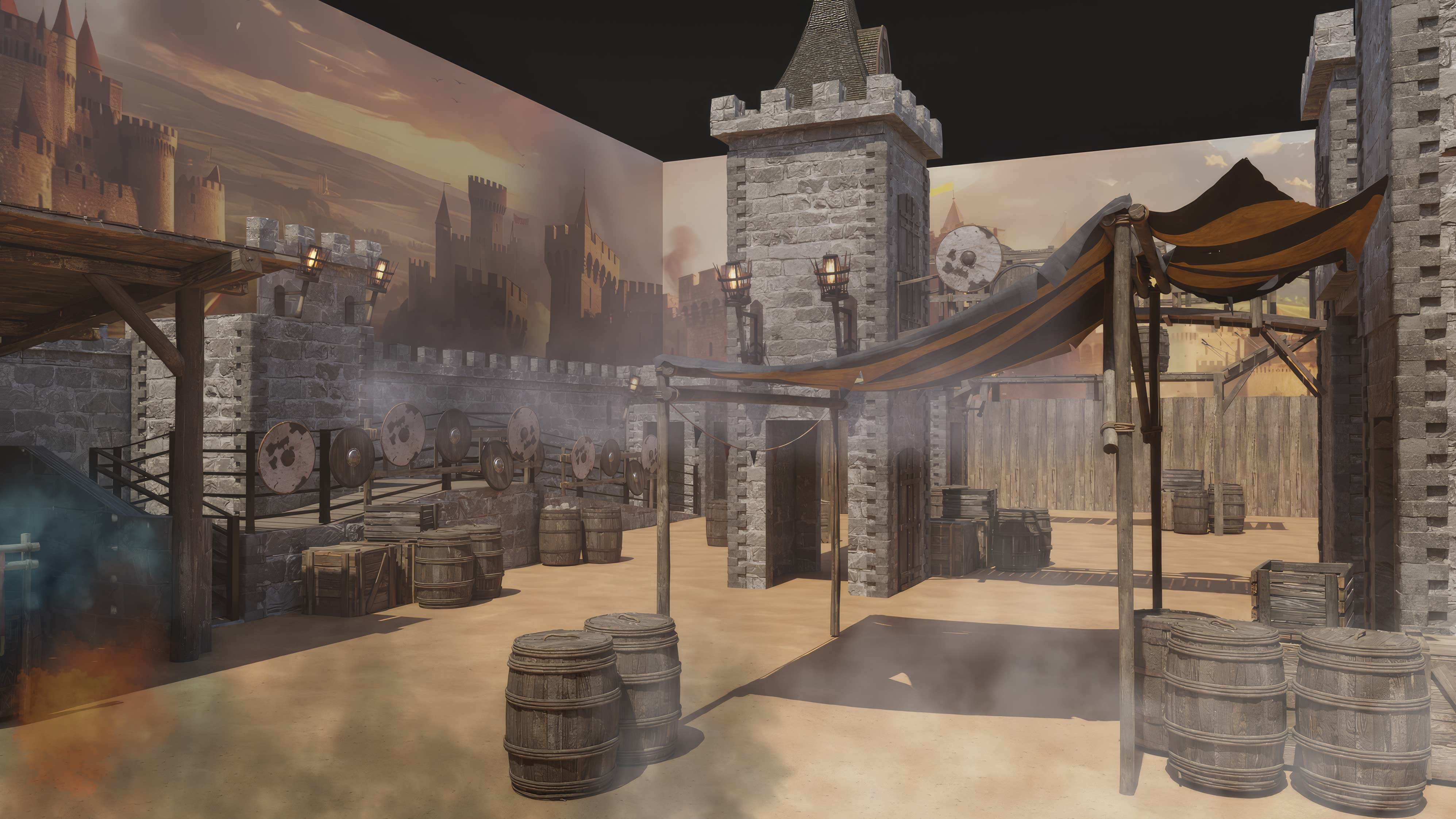 PAINTBALL PARKS DESIGN AND CONSTRUCTION - DAVID THEMING WORKS - ENG